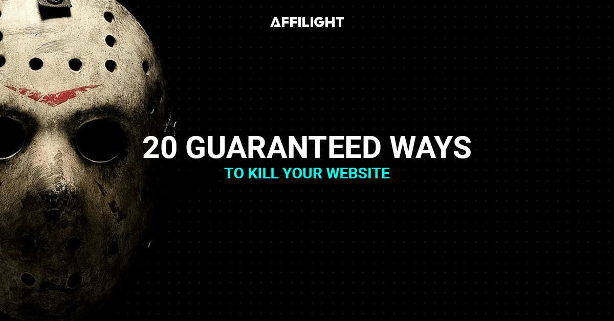 Website Optimization: 20 Guaranteed Ways to Kill your Site